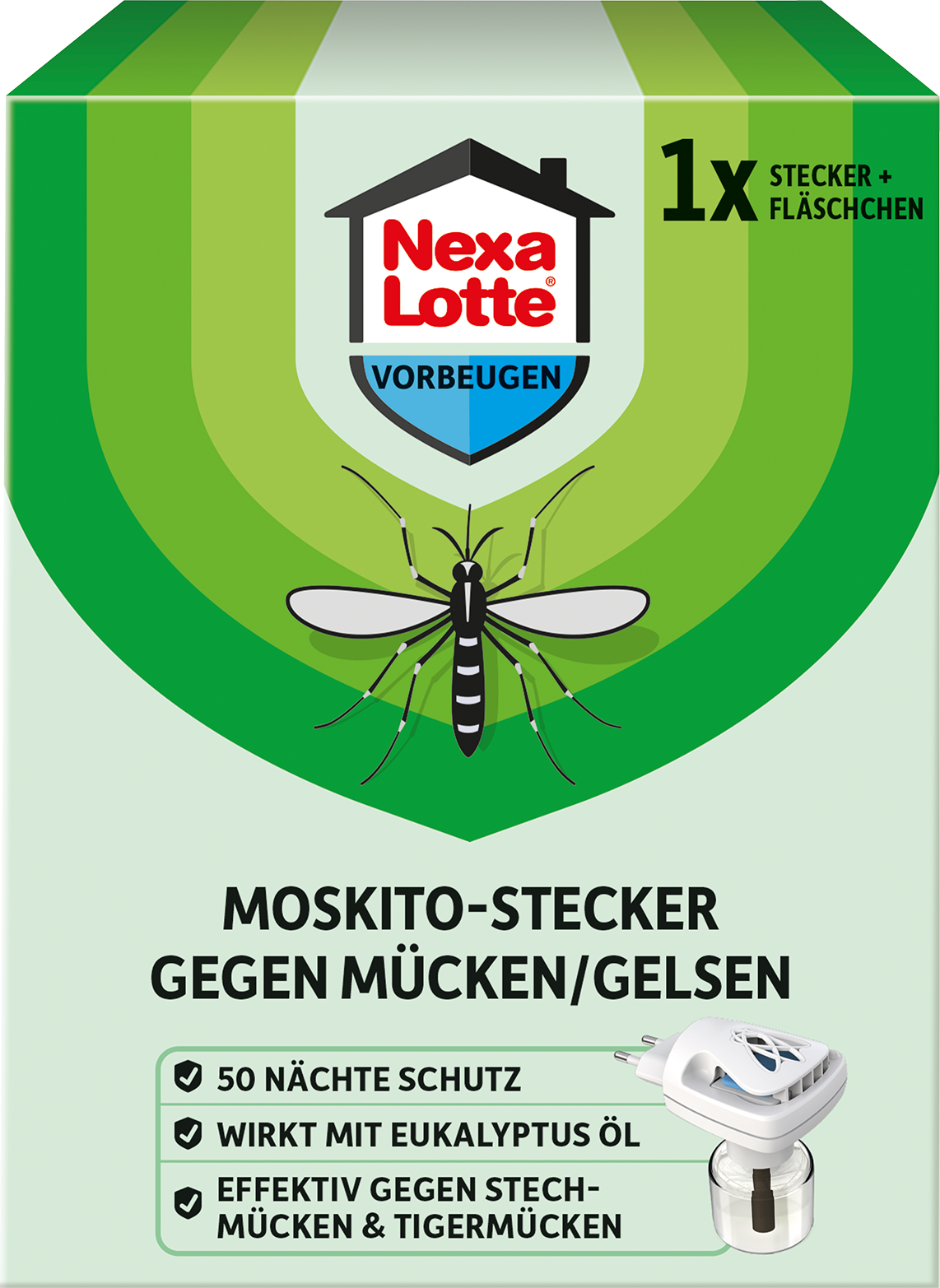 Nexa Lotte® Moskito-Stecker gegen Mücken/Gelsen, 1 Stück | Nexa Lotte