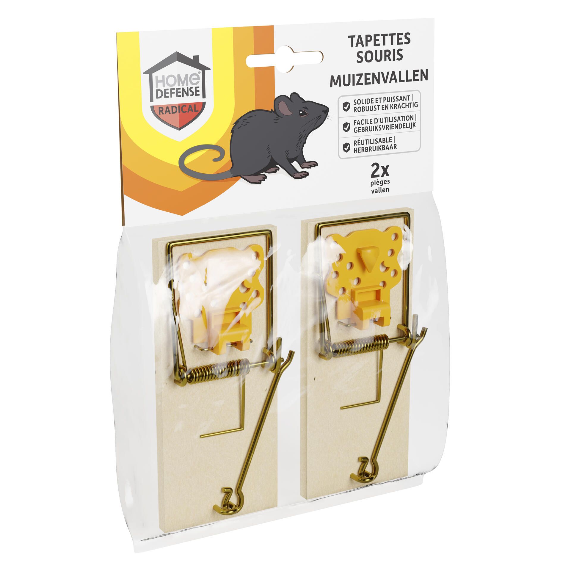 Home Defense® Houten Muizenval – Klassiek en effectief