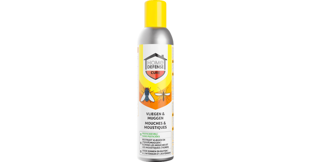 HOME DEFENSE® Vliegenspray en Muggenspray Pesticidevrij 300ml, 300 ml ...