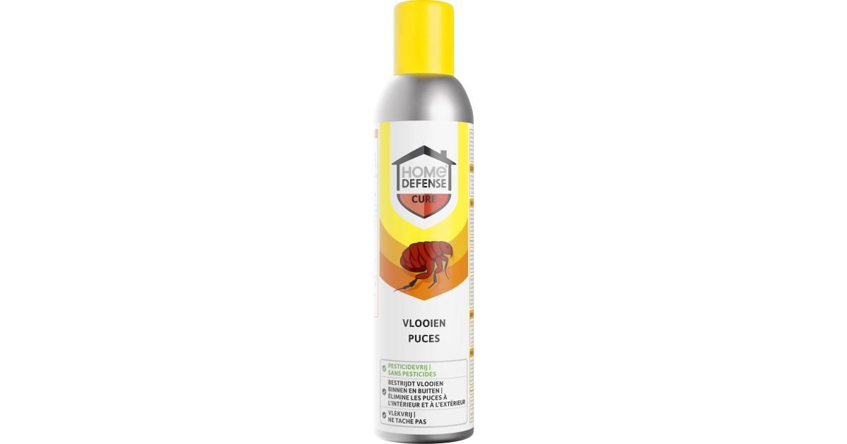 Home Defense® Puces – Spray sans pesticide, action rapide